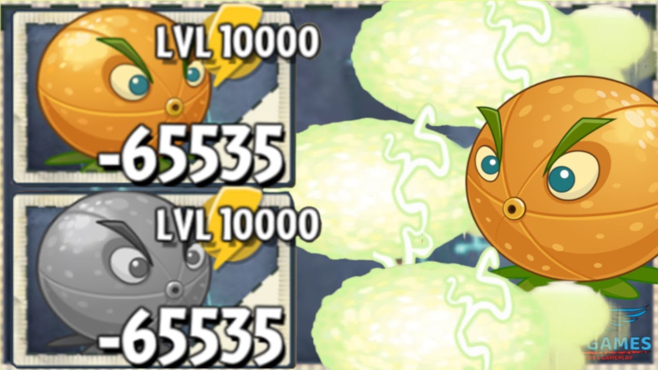 Plants vs Zombies 2 Citron Upgraded to Level 10000 PvZ2 - YouTube