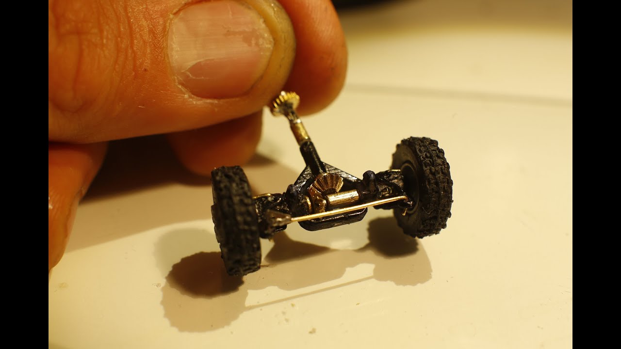 The smallest working car life axle you will ever see! H0 1:87 TTTT ...