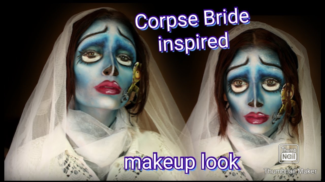 Corpse Bride inspired makeup transformation tutorial - YouTube