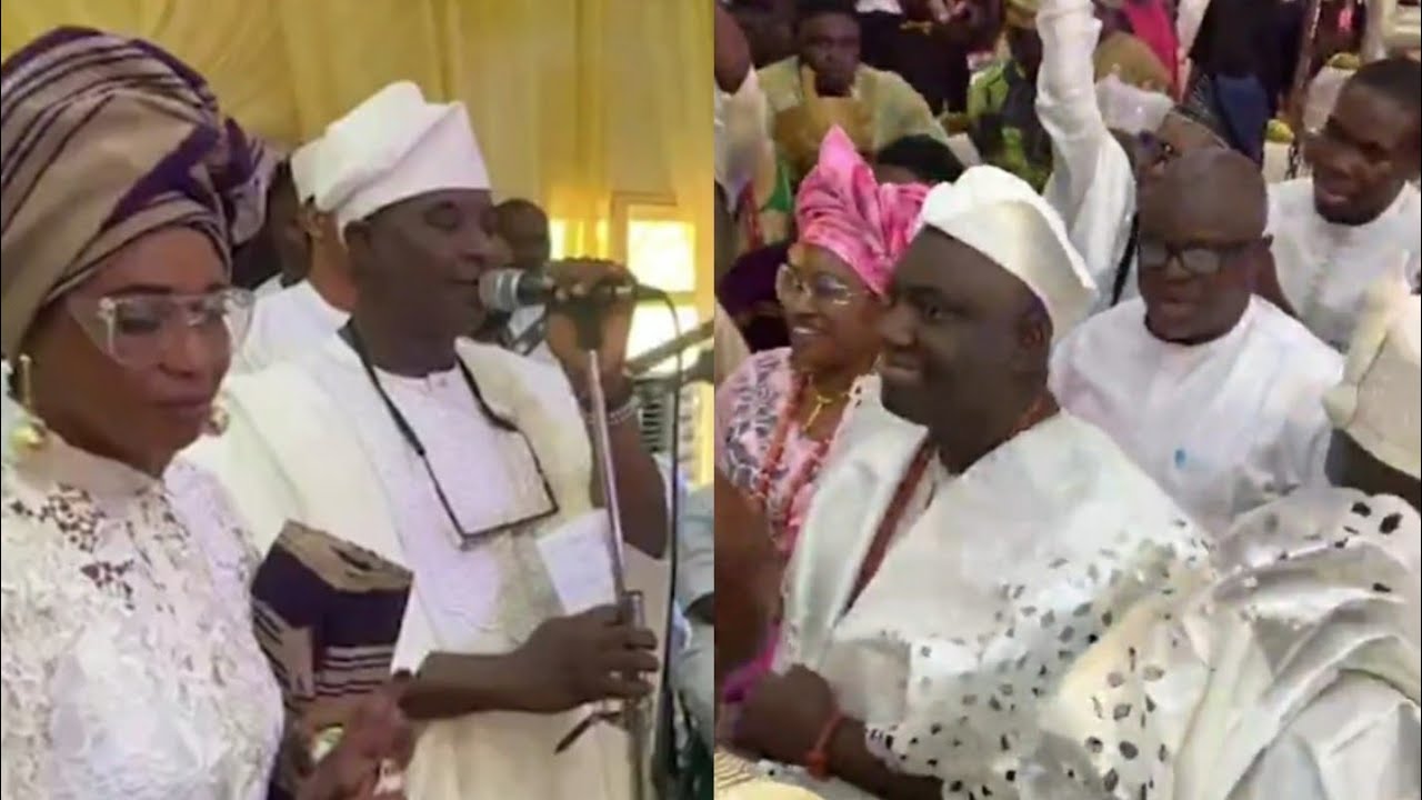 WATCH MOMENT ALAAFIN OYO OBA AKEEM OWOADE DANCE ON STAGE WITH K1 D ...