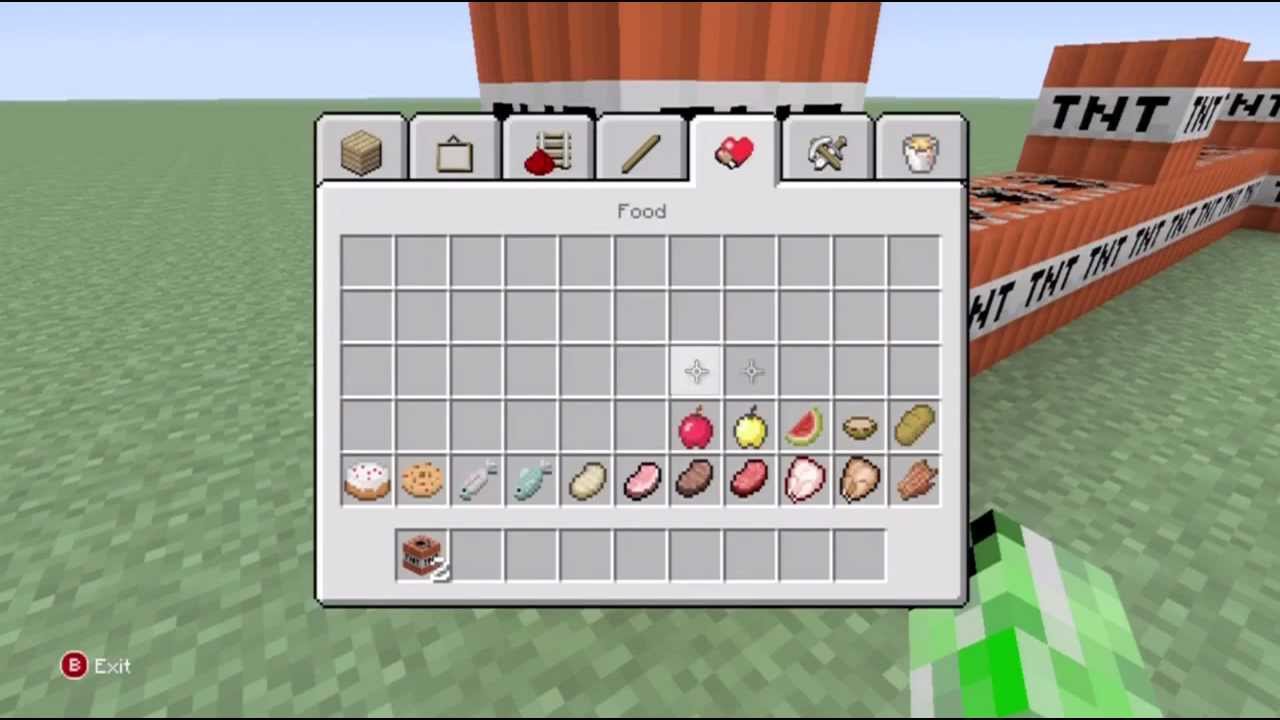 Minecraft Xbox 360: 1.8.2 Update! (superflat, hunger bar, creative mode ...