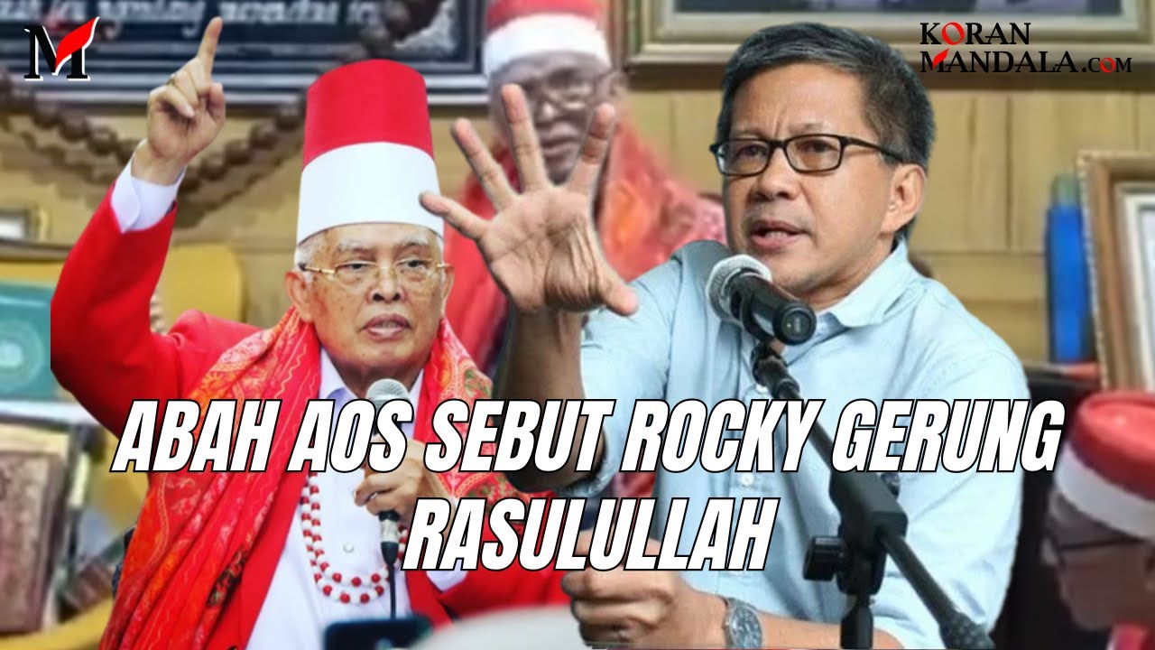Bikin Geger, Abah Aos Sebut Rocky Gerung Itu Rasulullah, Utusan Allah - YouTube