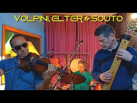 Daniel Volpini (batería), Martín Elter (violín) & Diego Souto (stick ...