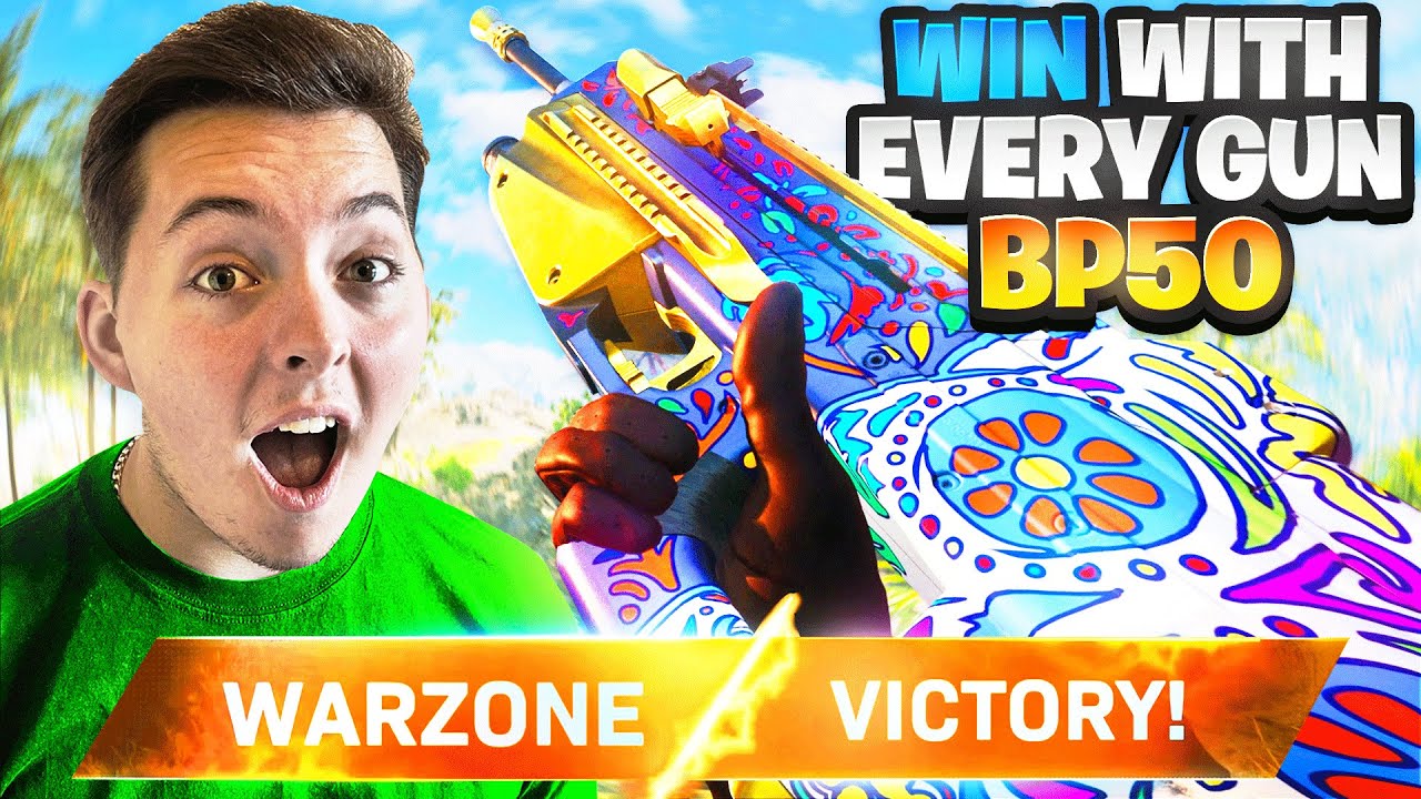 Win with Every gun on Warzone (BP50) - YouTube