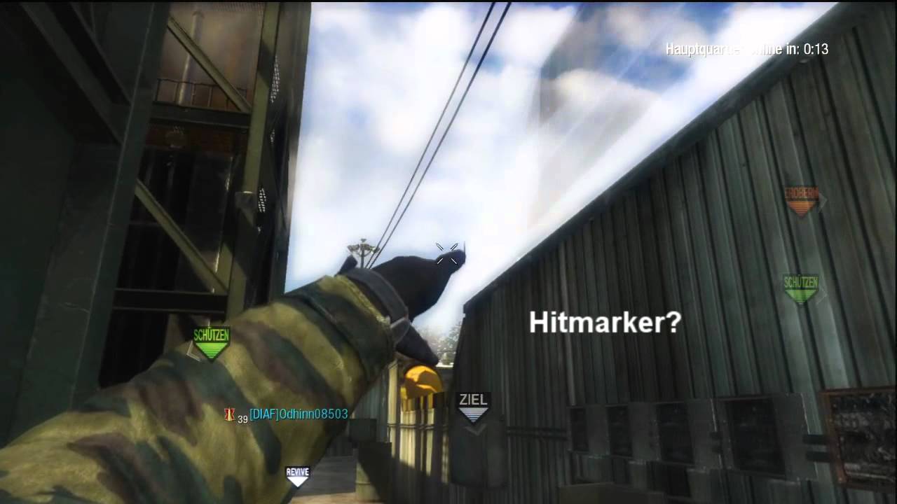 Call of Duty 7 Black Ops Hitmarker with a Tomahawk - YouTube