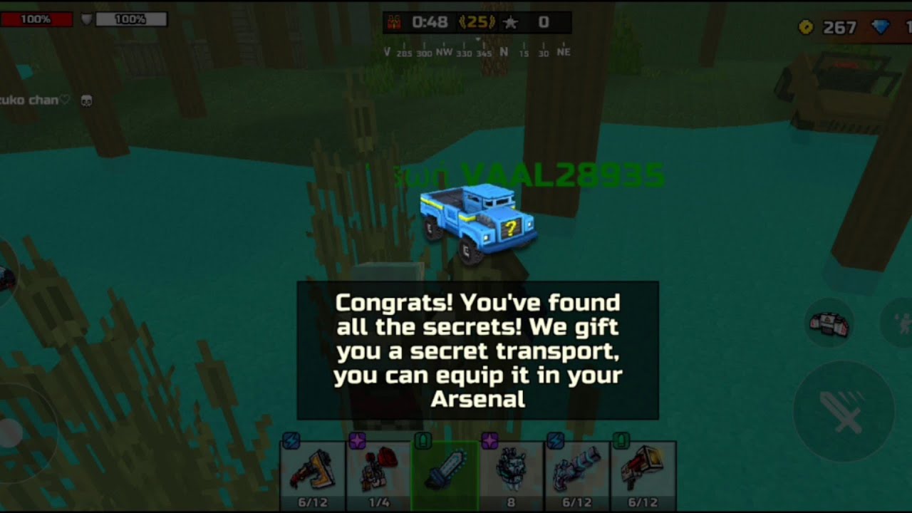 Completed all 100 secret locations in New Free Play Map | Pixel Gun 3D ...