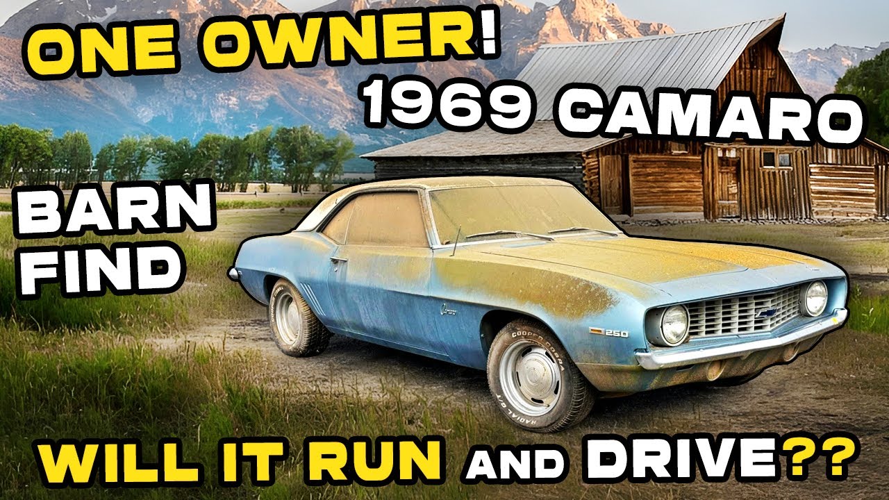 ABANDONED 1969 Chevrolet Camaro. WILL IT RUN after 30 years?!? - YouTube