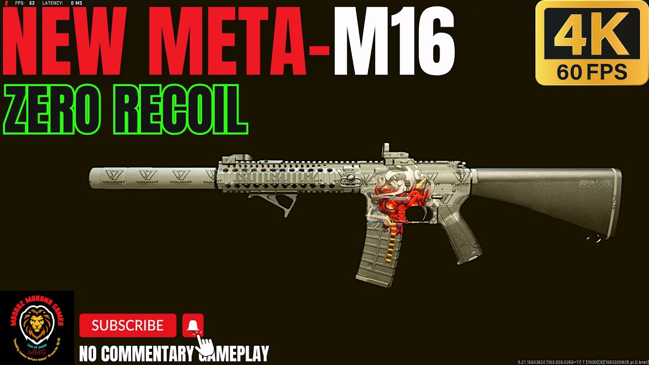 M16 IS THE NEW META ZERO RECOIL- Call of Duty Modern Warfare 2 No ...
