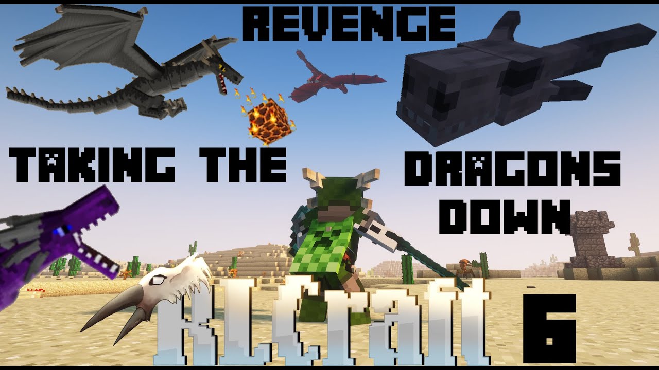 Taking Down My FIRST DRAGON RLCraft 6 - YouTube