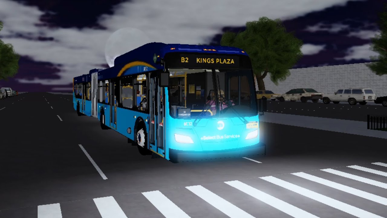 MTA Roblox Busses | XD60 #6032 on the B2 Admin bus ride from Midwood ...