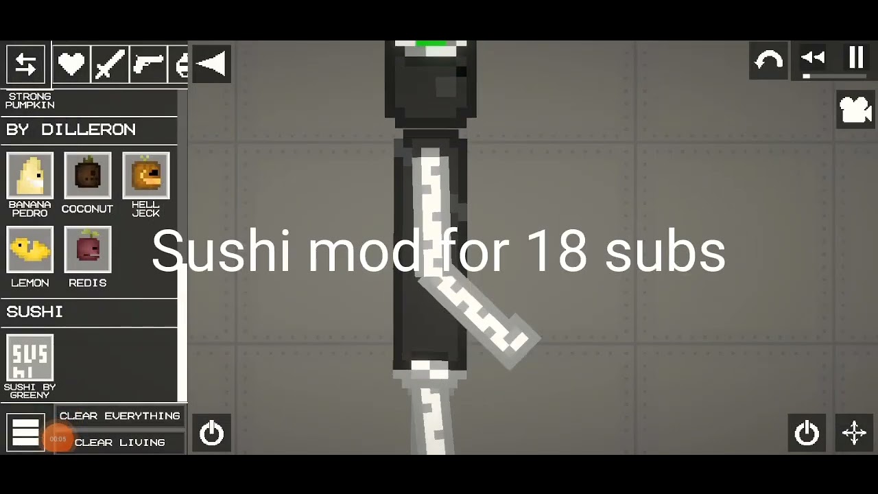 Ty Sushi mod for 20 subs - YouTube