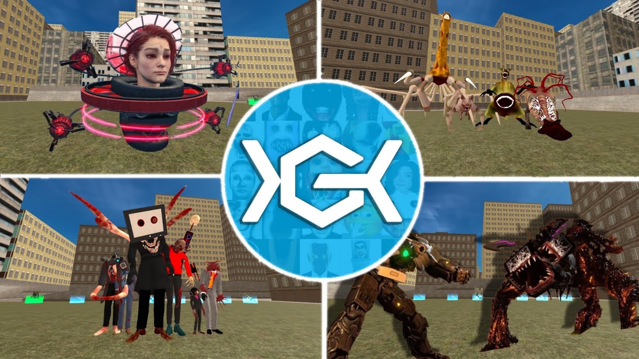 Nextbots In Playground Update v4 TV Man titanium Zombie Allies ...