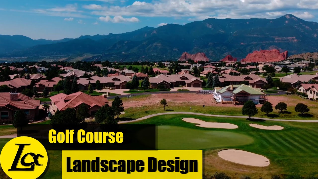 Golf course Landscape design drone video - YouTube