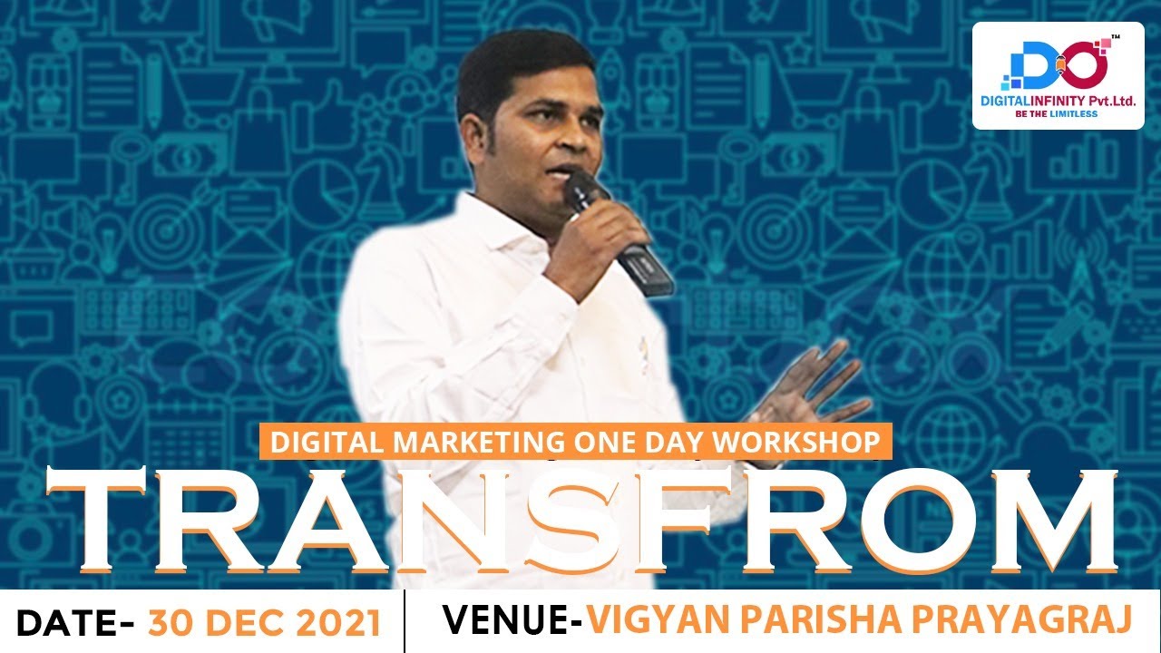 Event Invitation "𝐓𝐫𝐚𝐧𝐬𝐟𝐨𝐫𝐦𝐚𝐭𝐢𝐨𝐧" Digital Marketing One Day Workshop by ...