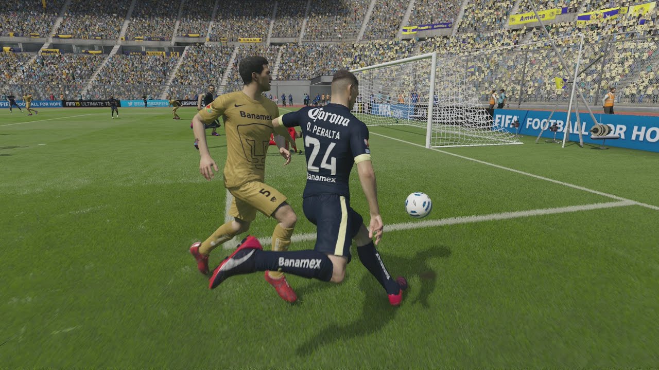 Simulación FIFA 15 - U.N.A.M. vs América - YouTube