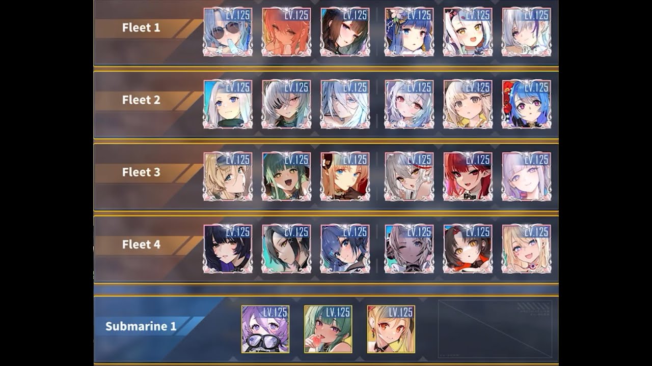 Azur Lane OpSi Fleet Showcase April 2025 - YouTube