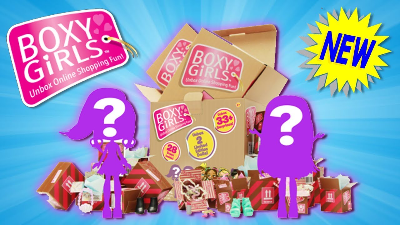 Boxy Girls Big Box Unboxing - YouTube