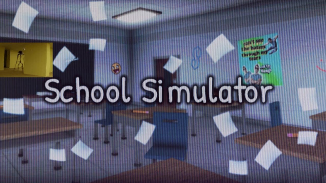 Roblox ScHoOl SiMuLaToR w/ ThE bAcKrOoMs….. - YouTube