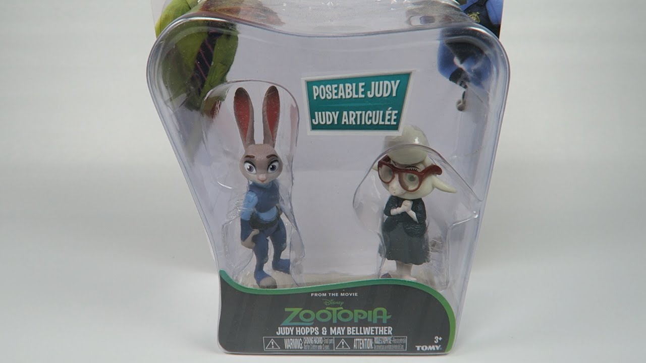 Disney Zootopia Character Pack - Judy Hopps and May Bellwether - YouTube