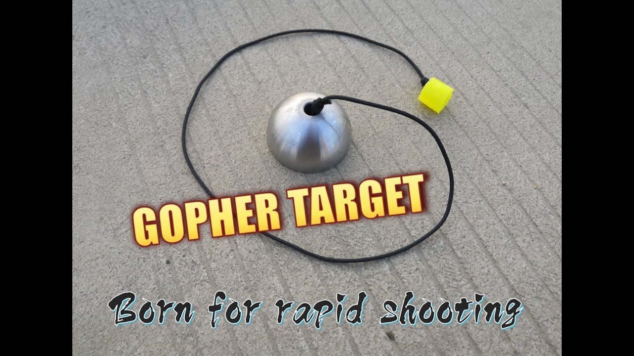 GOPHER TARGET ,born for rapid shooting! - YouTube