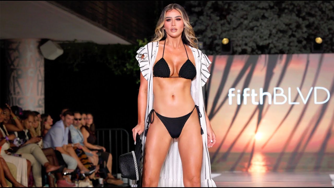 Tori Hubbard Dazzles in 4K Slow Motion | Fifth BLVD Collective at Miami Swim Week 2024 - YouTube