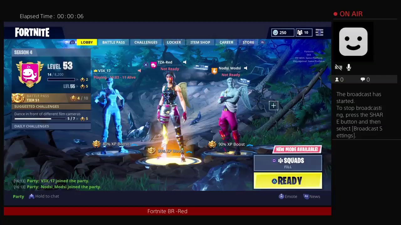 TZA-Red's Live PS4 Broadcast - YouTube