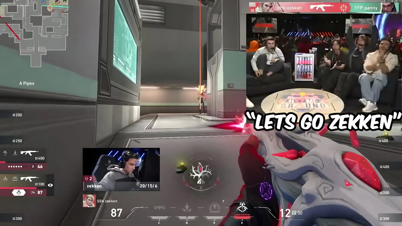 Tarik & TenZ React To Sen Zekken ABSOLUTE CINEMA 4k CLUTCH In VCT - YouTube
