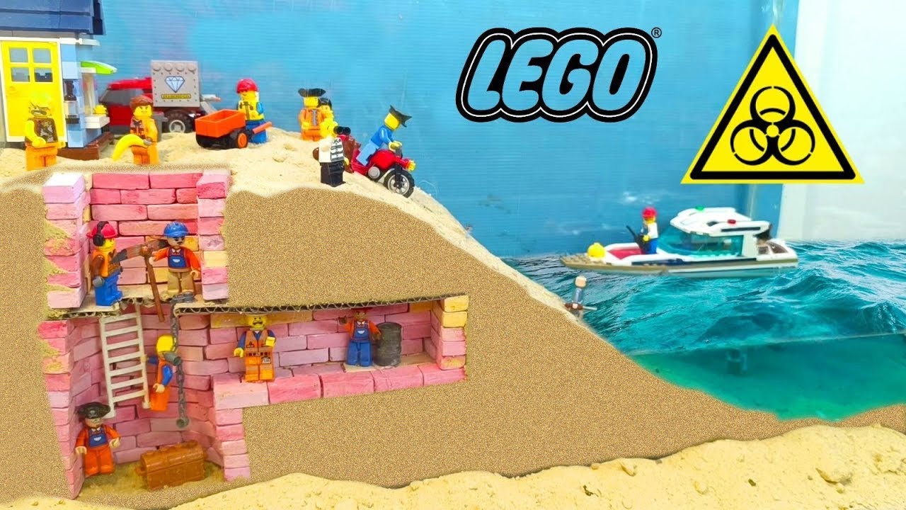 Lego Builders Infiltrate an Abandoned Mine in Search of Treasure During ...
