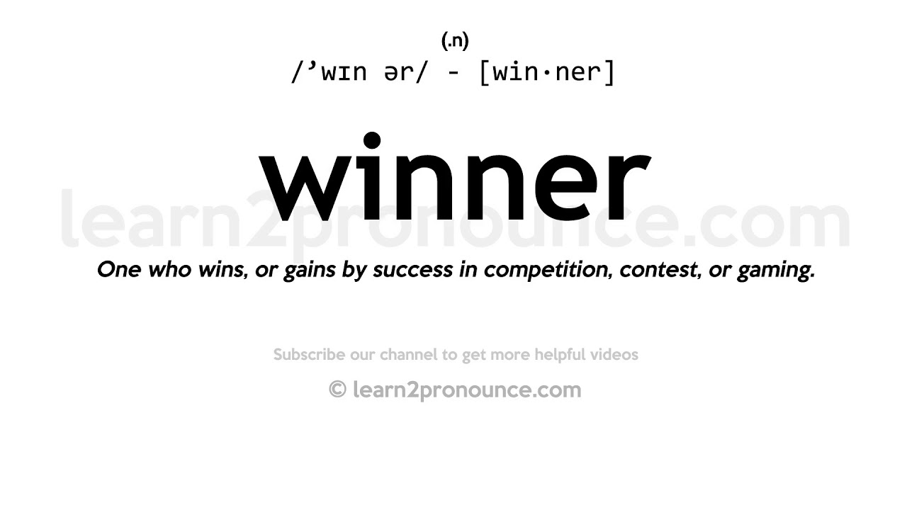 Pronunciation Of Winner Definition Of Winner YouTube pronunciation-of-winner-definition-of-winner-youtube