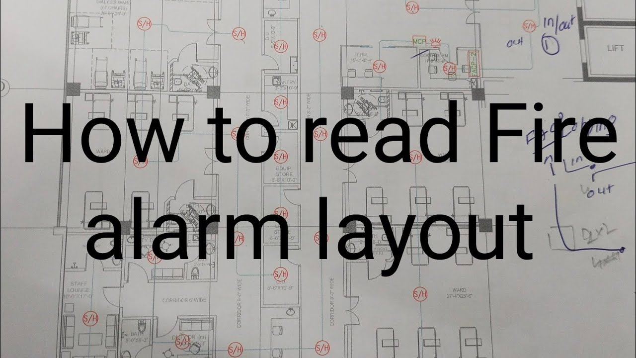 How to read Electrical FireAlarm Drawing | Electrical FireAlarm Drawing ...