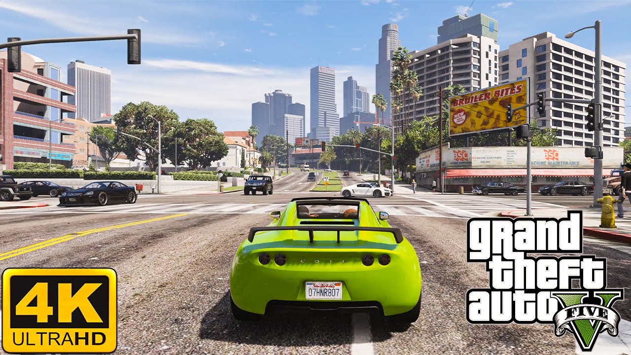 GTA 5 Most Realistic Ultra Graphics gameplay 4k - Grand Theft Auto V ...