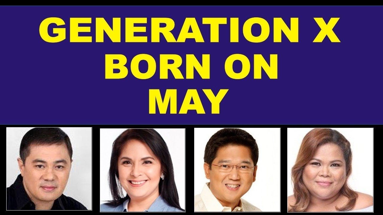 MAY Birthdays ★ 38 Filipino Generation X Celebrities ★ Born on May ...