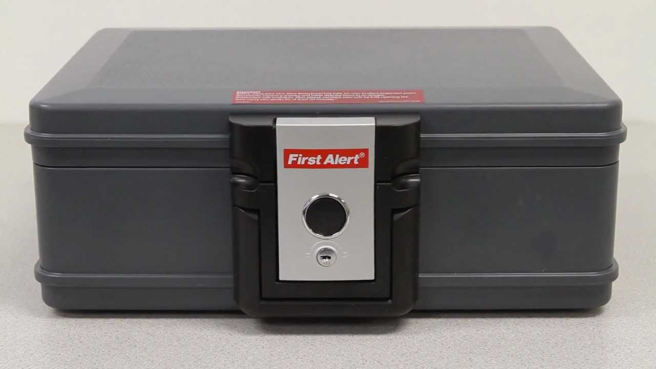 First Alert 2017F Fire & Water Protector Chest - YouTube