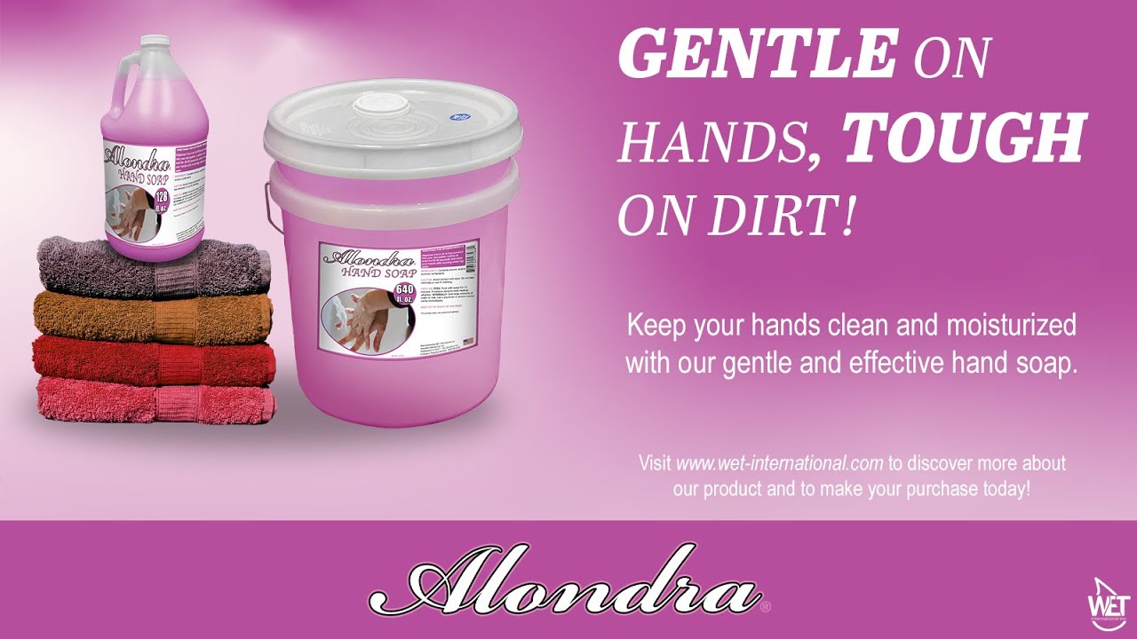Mastering the Art of Hand Washing with Alondra Hand Soap - YouTube