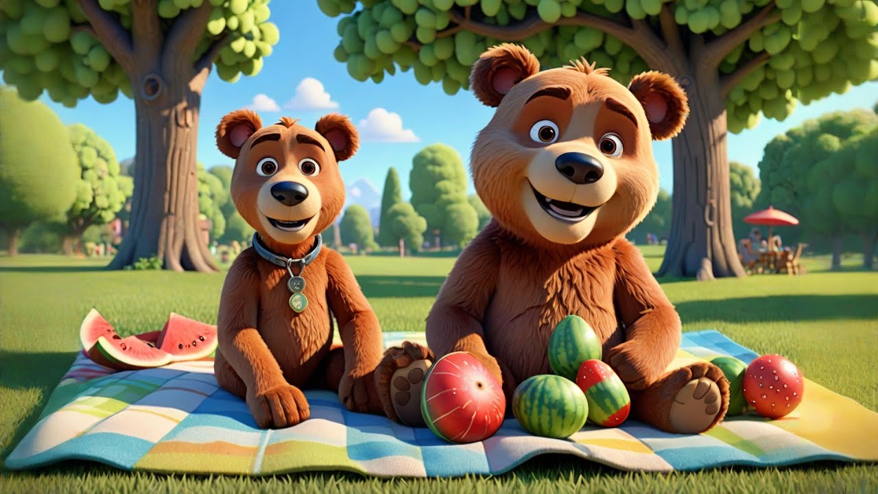 Teddy’s Sweet Picnic 🧸🍉 | Fun Kids Story | Preschool Learning Video ...