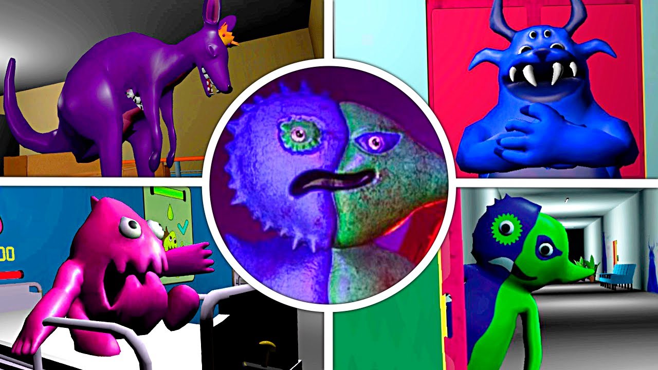 NEW Garten of Banban Green Monster 4 All BOSS 🔥 All Jumpscares + Ending ...