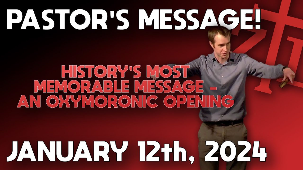 Check Out Our Pastors Most Recent Message! - YouTube