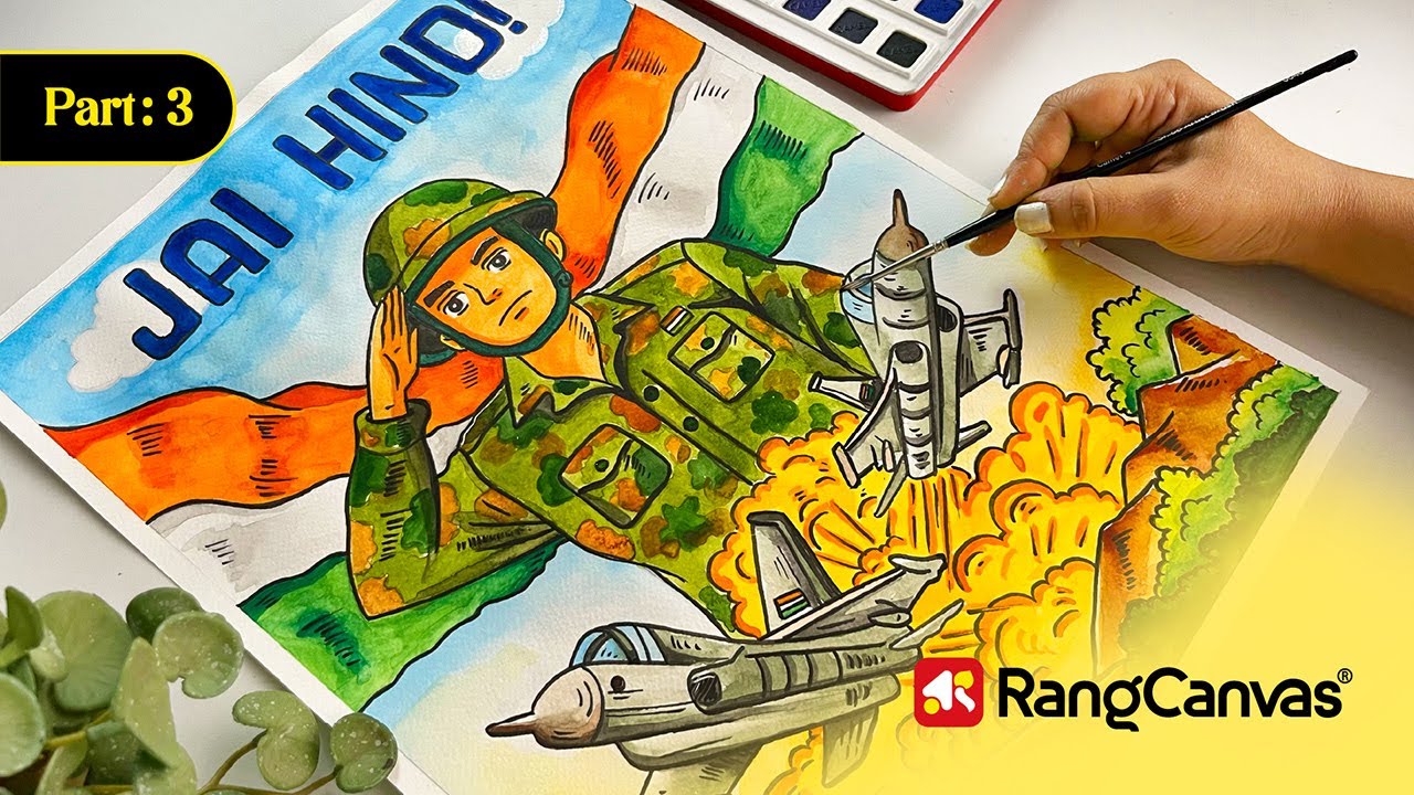 Operation Sindoor drawing | India Pakistan war drawing | Jai Hind ...