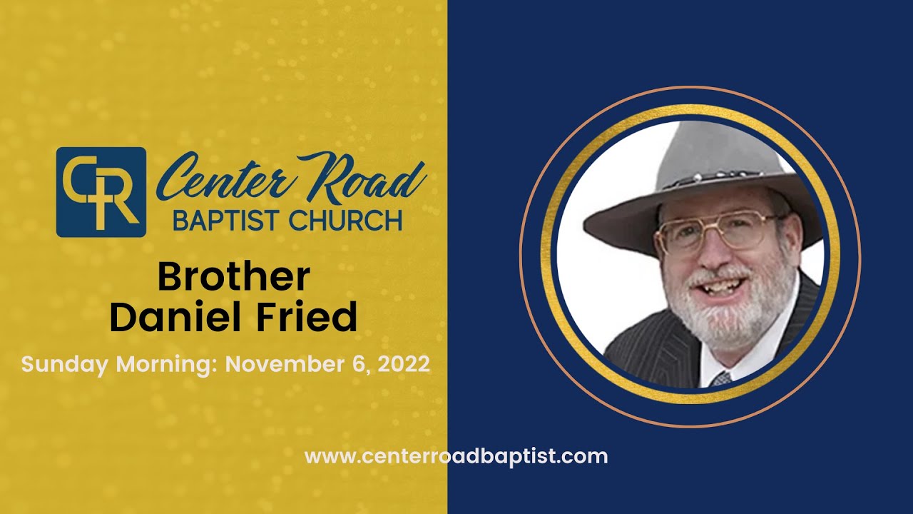 Guest Speaker: Brother Daniel Fried - YouTube