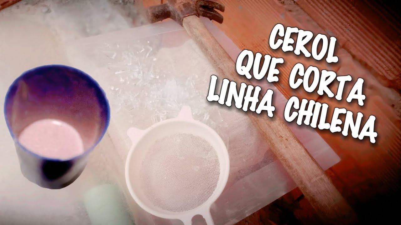 Como fazer cerol que corta linha chilena - YouTube