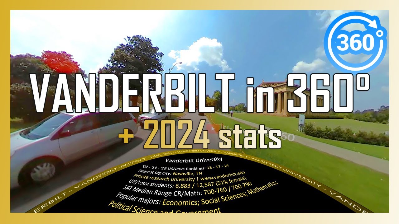 [2024] VANDERBILT UNIVERSITY 360° VR driving tour - YouTube