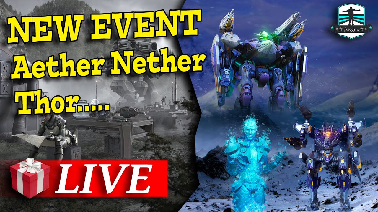 War Robots NEW Event Aether Nether & Thor - Earn Giveaway Points - YouTube