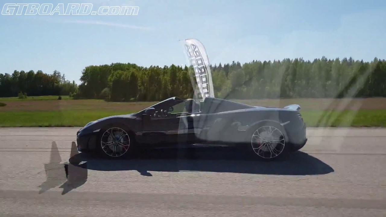 [4k 60p] 750+ HP Tuned F10 BMW M5 vs McLaren MP4-12C Spyder DME Stage 3 ...