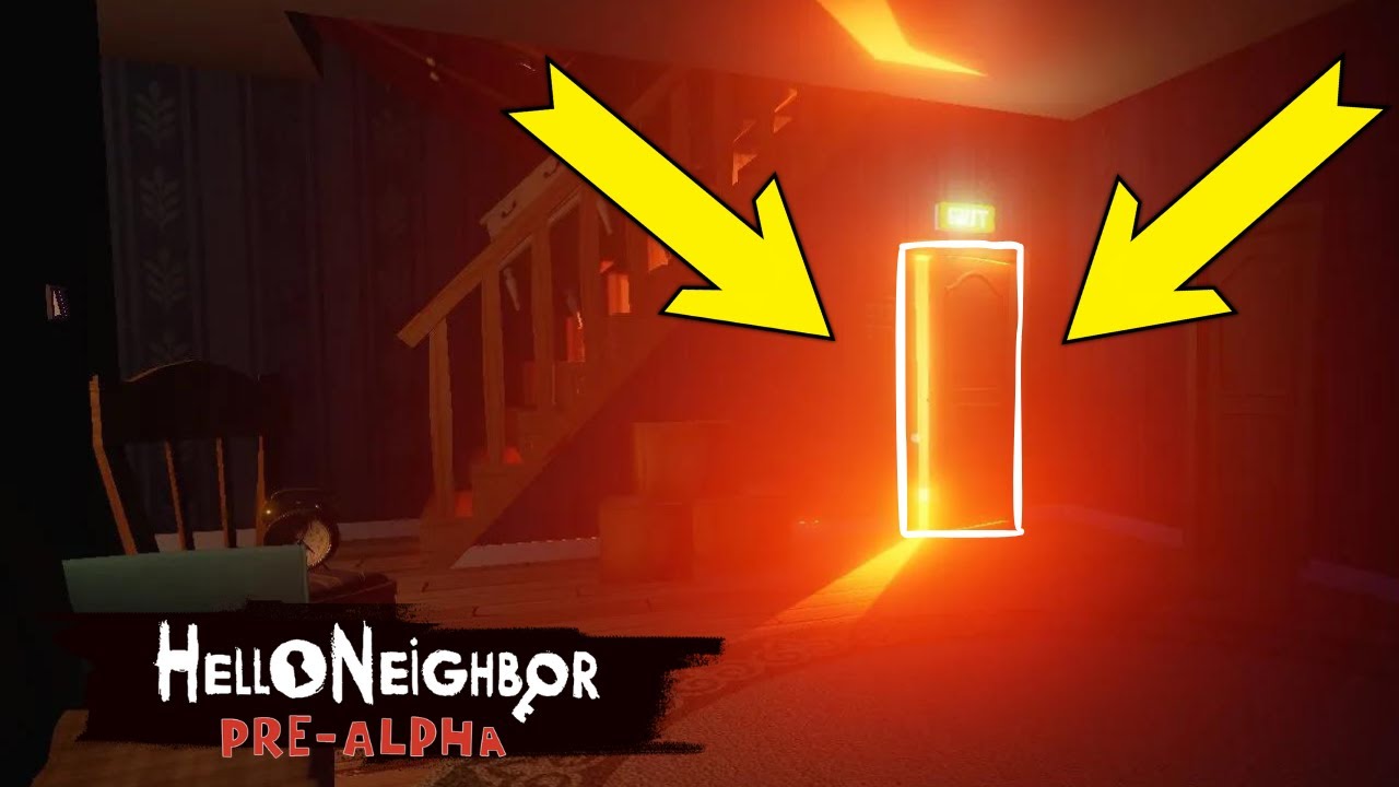 HELLO NEIGHBOR PRE-ALPHA! | Full Walkthrough! - YouTube
