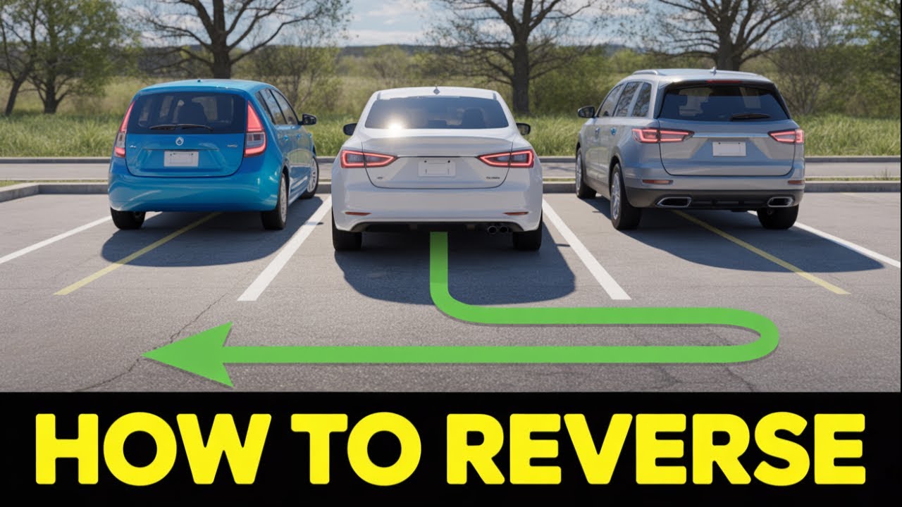 How to Reverse Out of a Parking Space (Tutorial) - YouTube