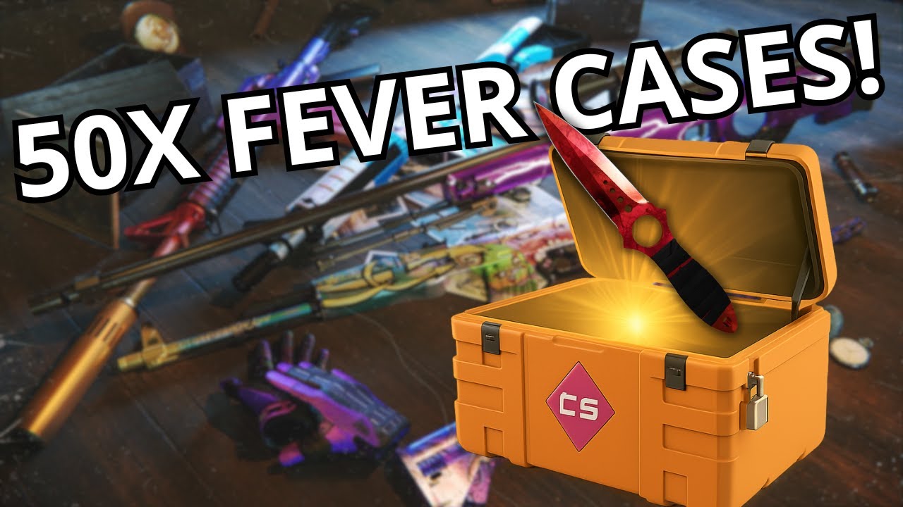 CS2 FEVER CASE UNBOXING! (50X) - YouTube