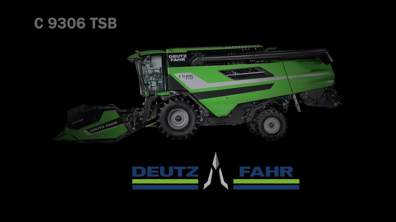 DEUTZ FAHR C9306 TSB _ combine harvester - YouTube