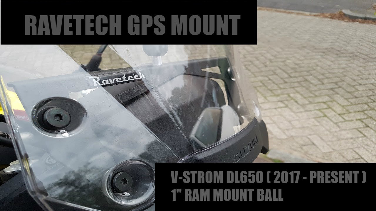 ravetech GPS mount DL650 2017 - YouTube