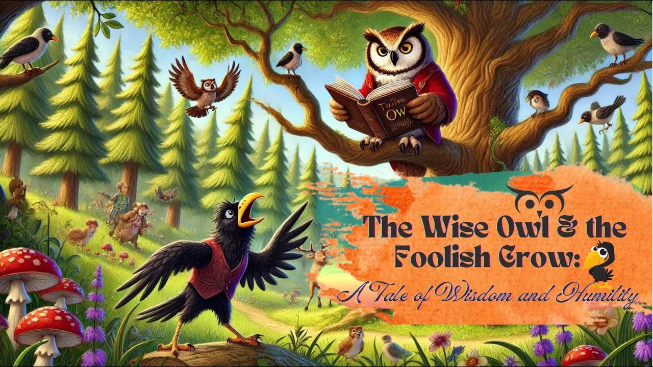 The Wise Owl & the Foolish Crow: A Tale of Wisdom and Humility| Listen ...