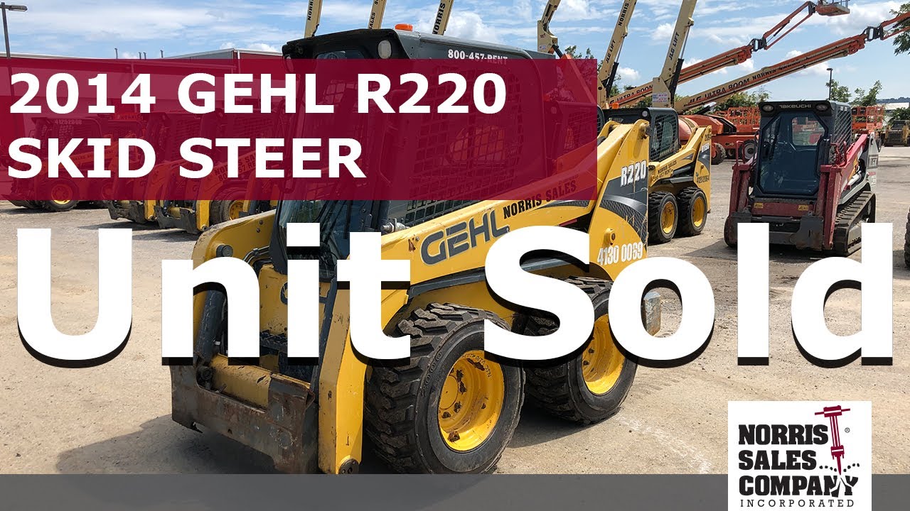 2014 GEHL R220 Skid Steer - Used Equipment Profile - YouTube